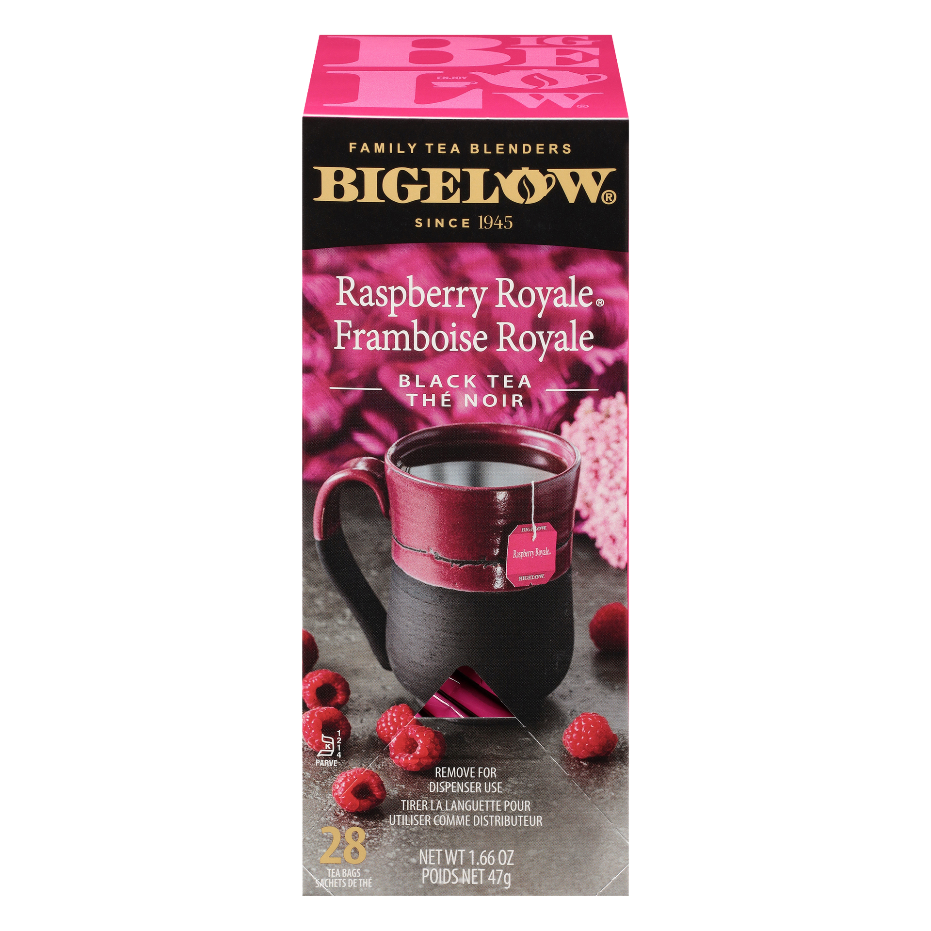Bigelow Raspberry Royale Black Tea │ Java Works Coffee Roasters ...