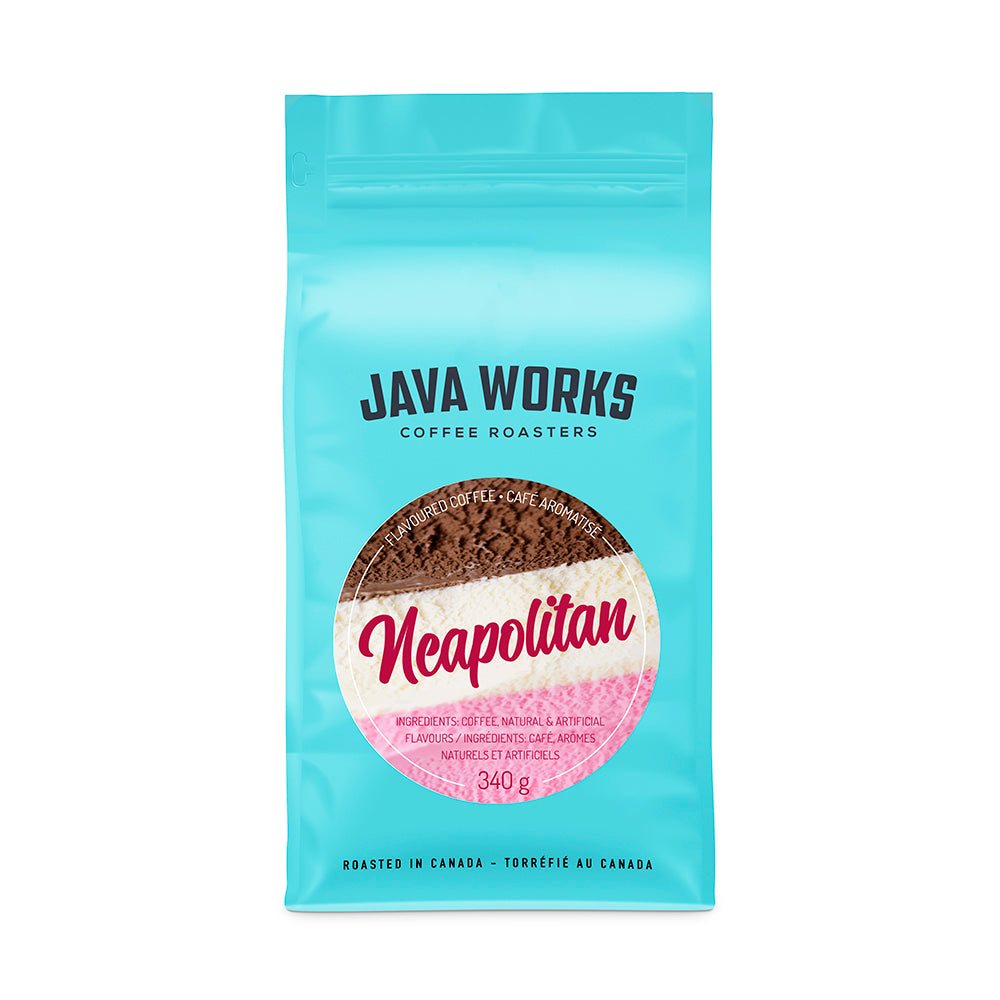 Neapolitan Flavoured Coffee │ Java Works Coffee Roasters – Javaworks.ca
